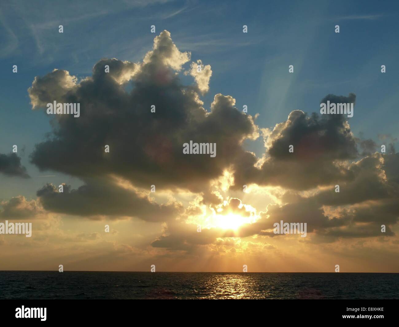 sunset at side Stock Photo - Alamy
