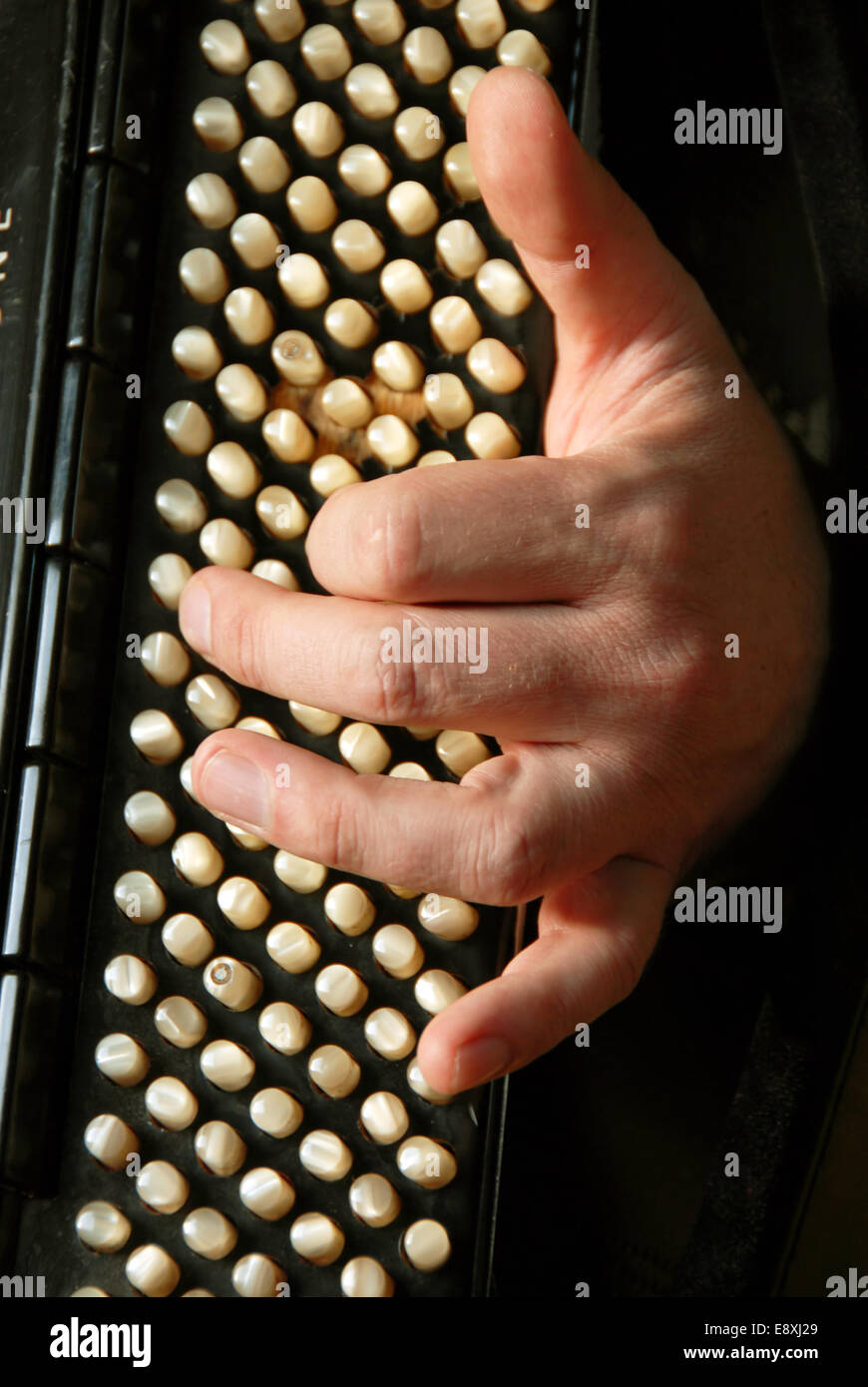 Hand accordion buttons hi-res stock photography and images - Alamy