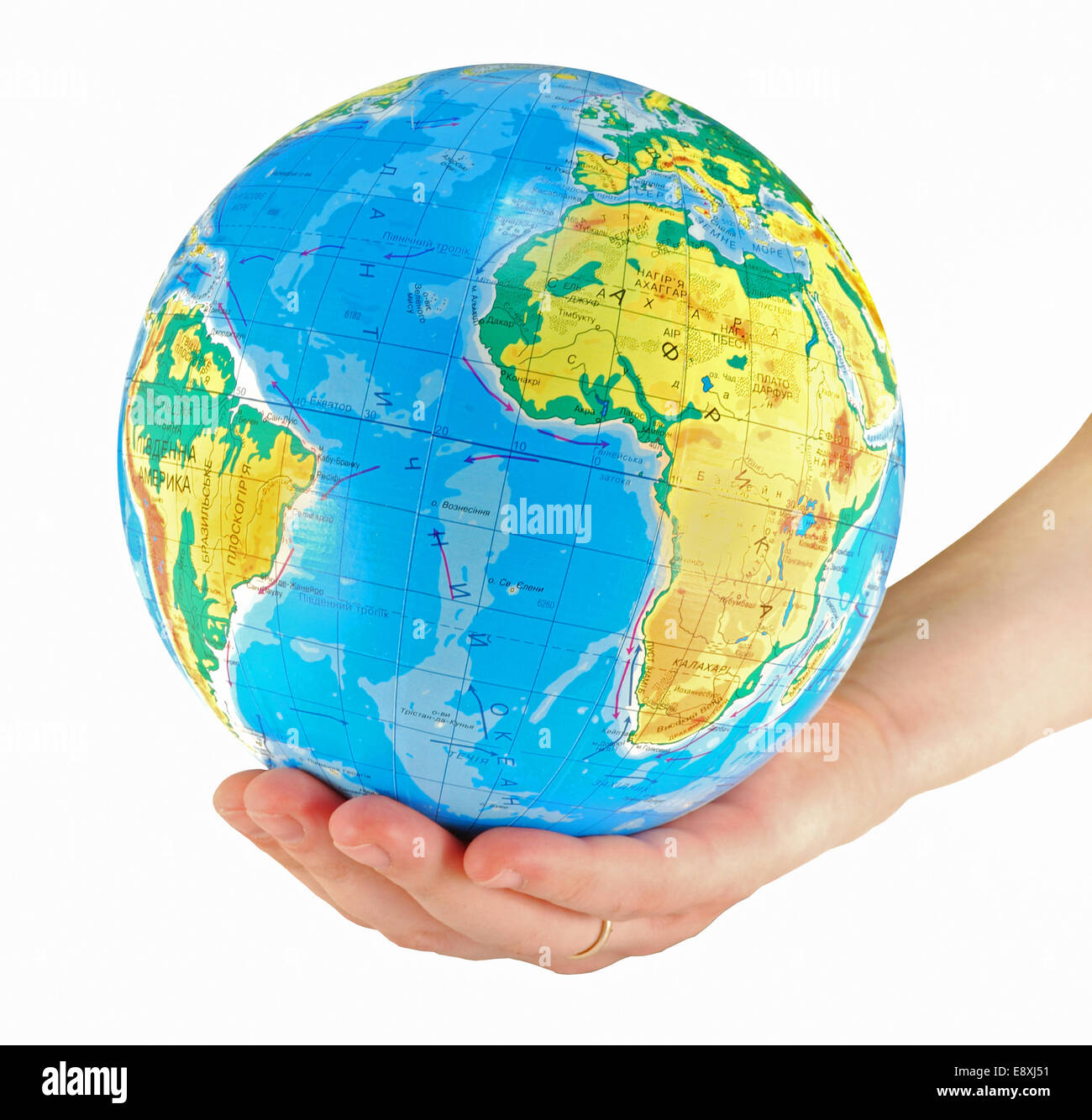 India map in globe hi-res stock photography and images - Alamy