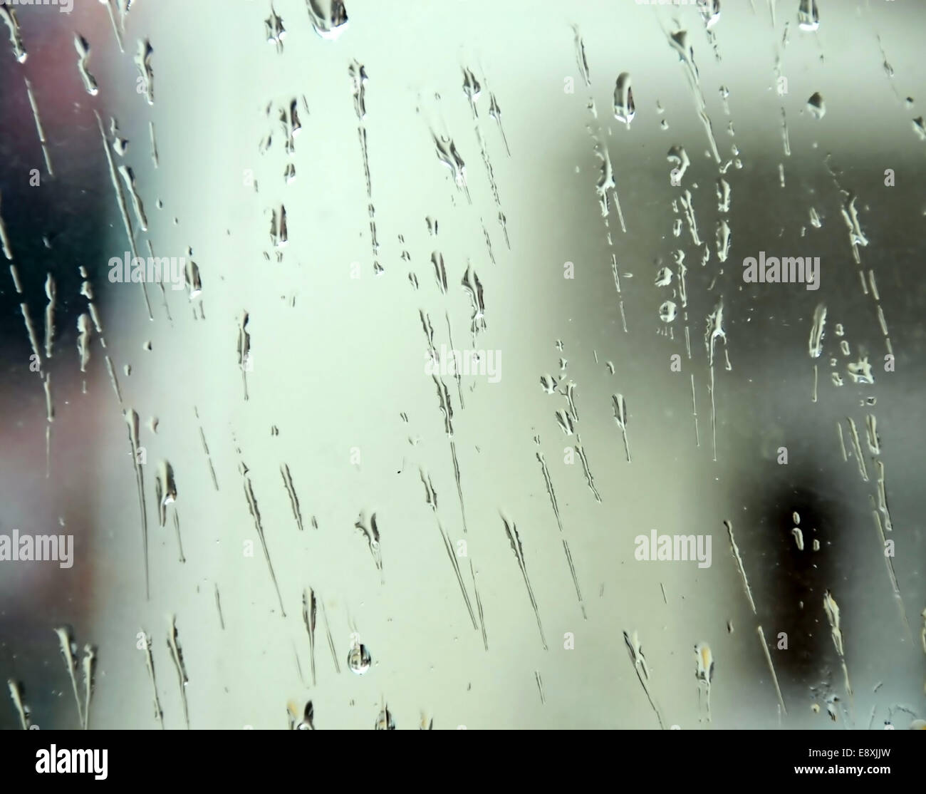Rain on glass Stock Photo - Alamy