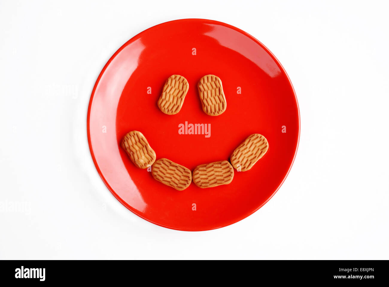 Flat face cake Cut Out Stock Images & Pictures - Alamy