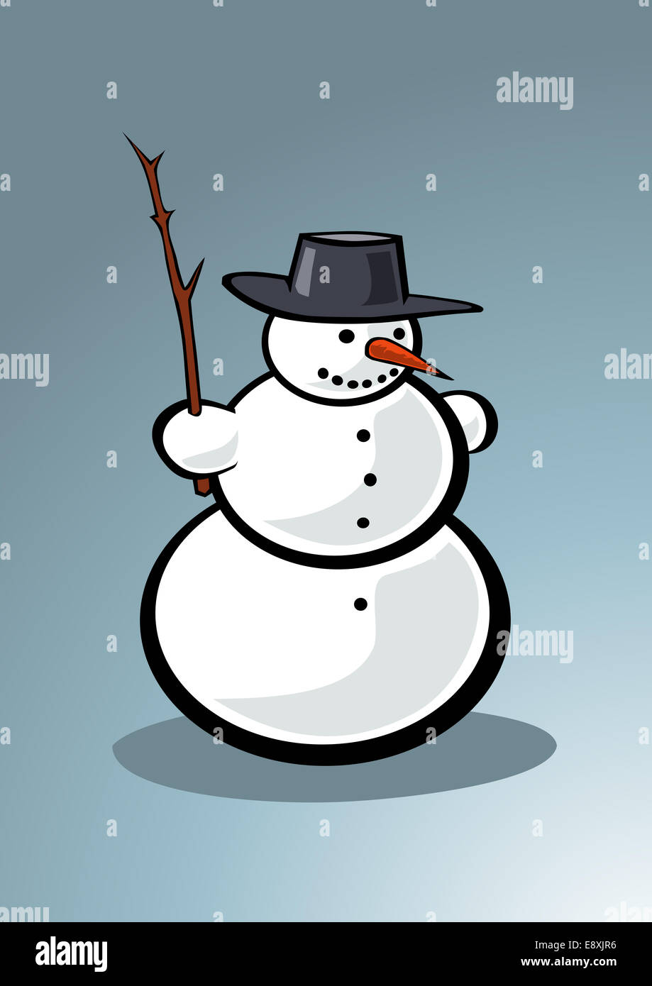 Snowman shadow hi-res stock photography and images - Alamy