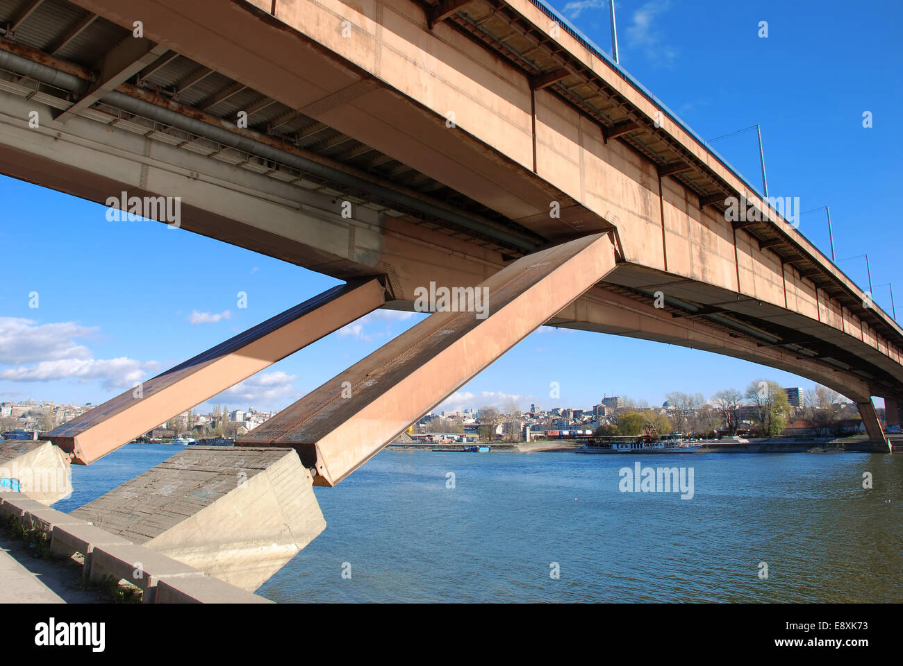 Concrete bridge massive water flow hi-res stock photography and images ...