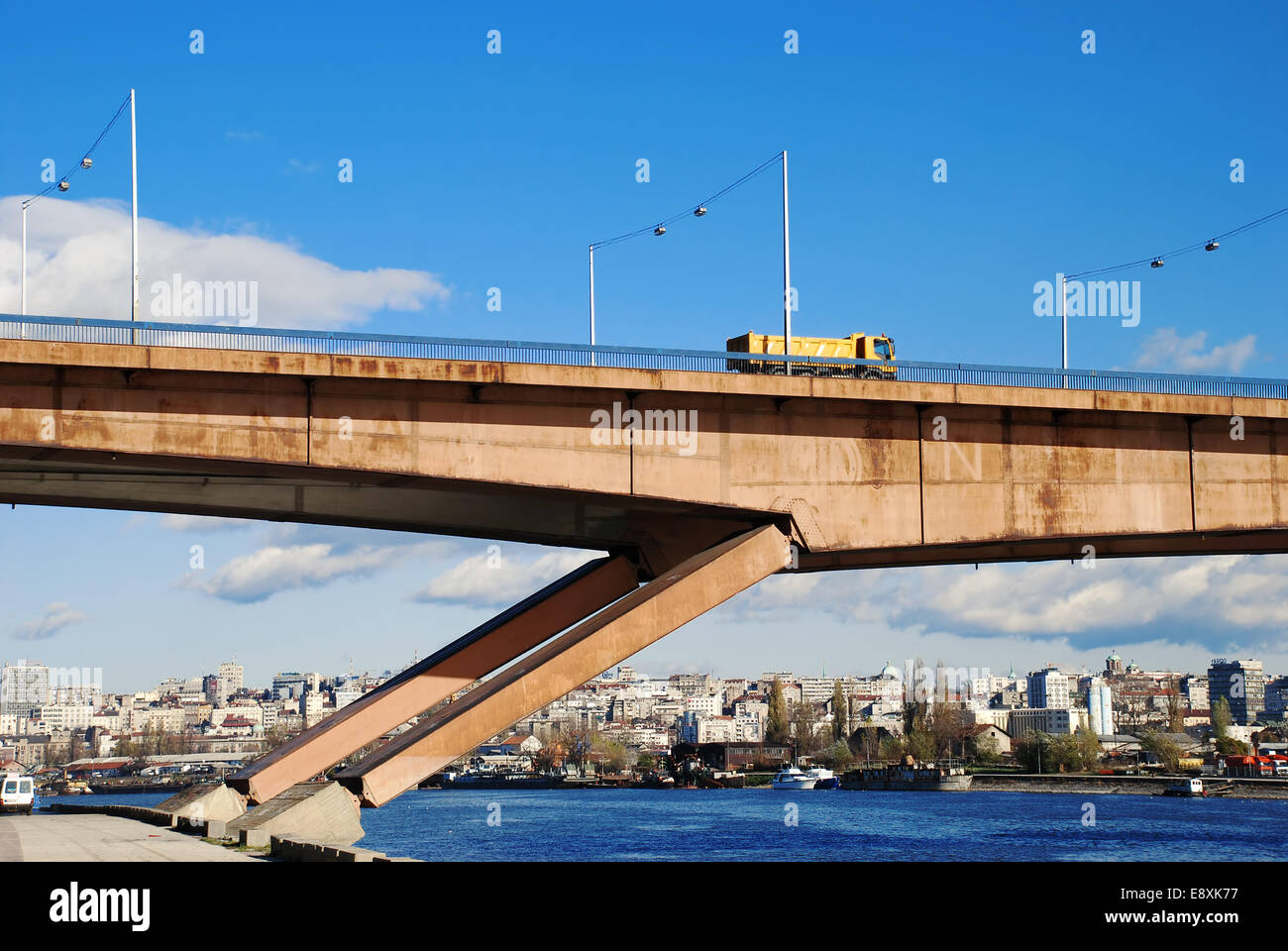 Concrete bridge massive water flow hi-res stock photography and images ...