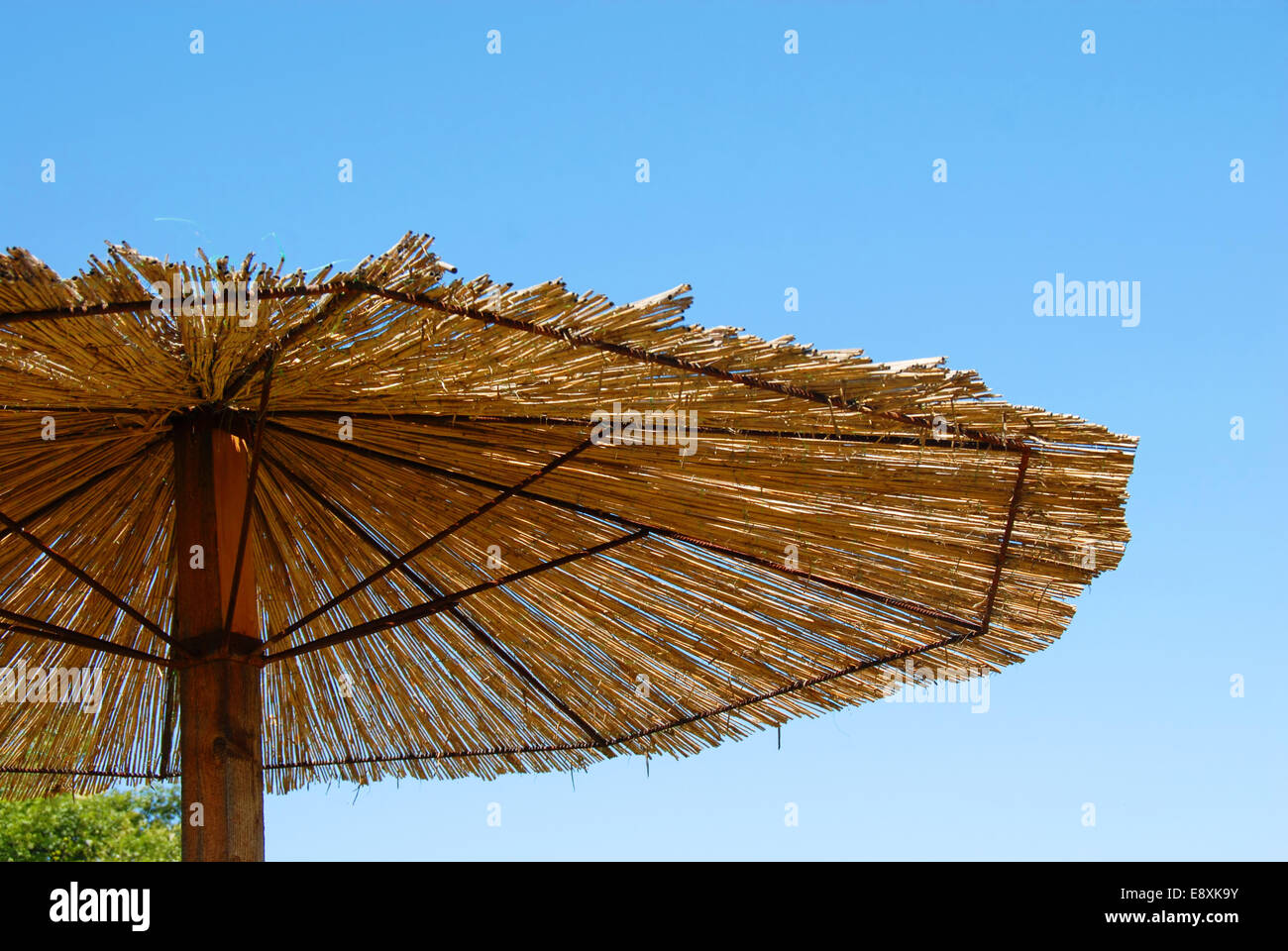 Woven umbrella hi-res stock photography and images - Alamy