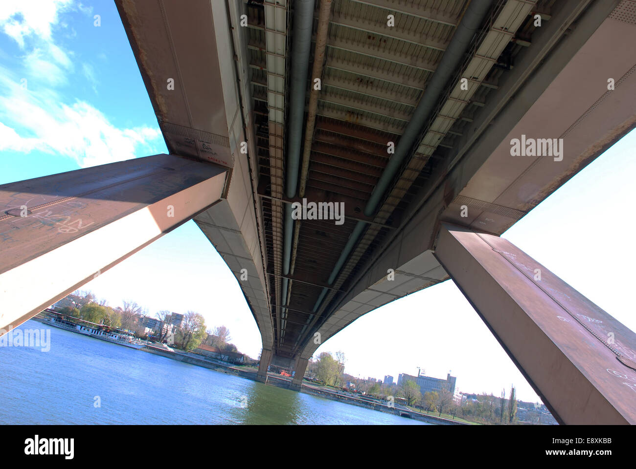 Concrete bridge massive water flow hi-res stock photography and images ...