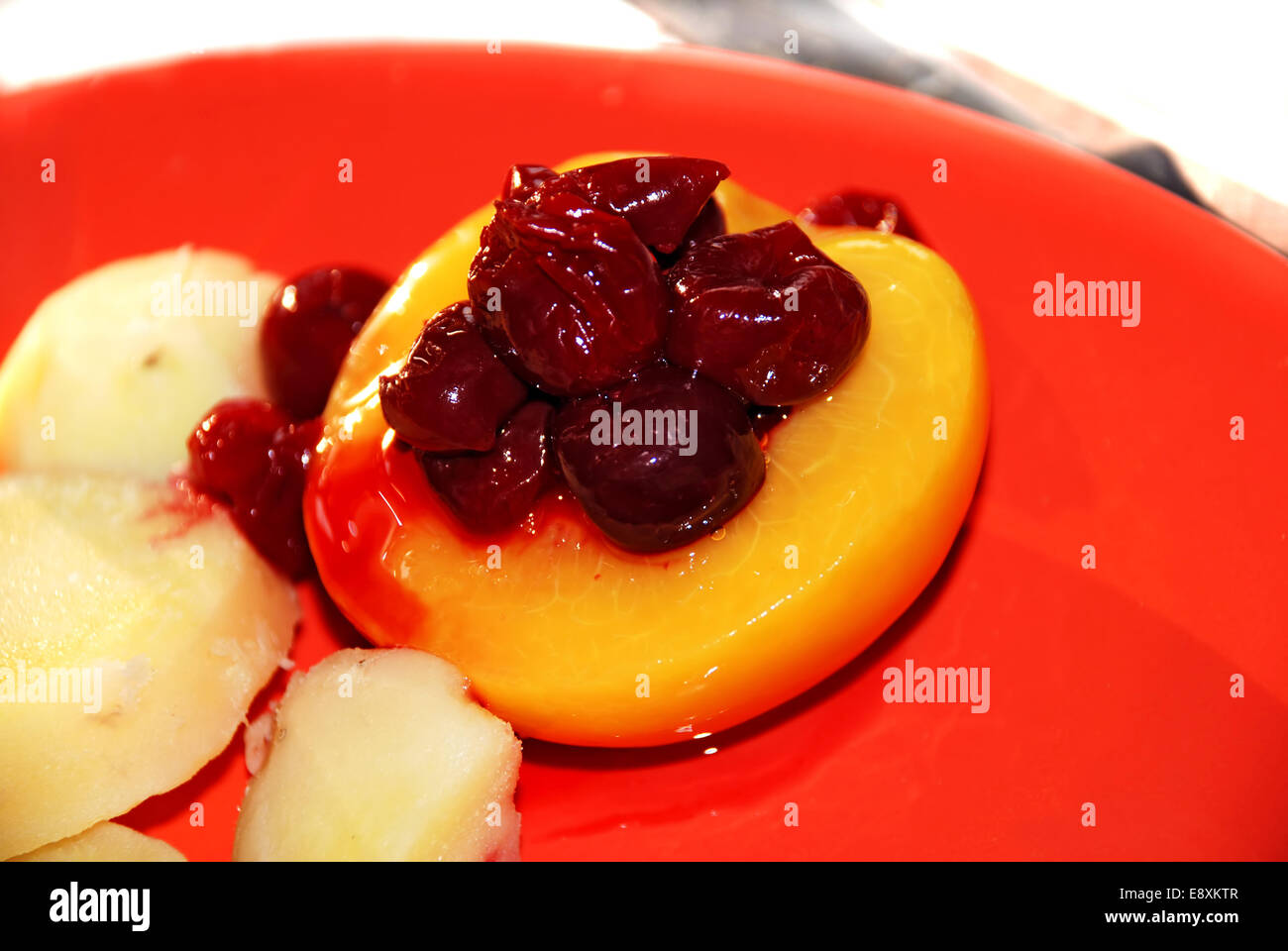 sweet fruit compote Stock Photo - Alamy