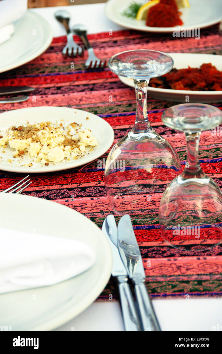 Table for dinner Stock Photo - Alamy