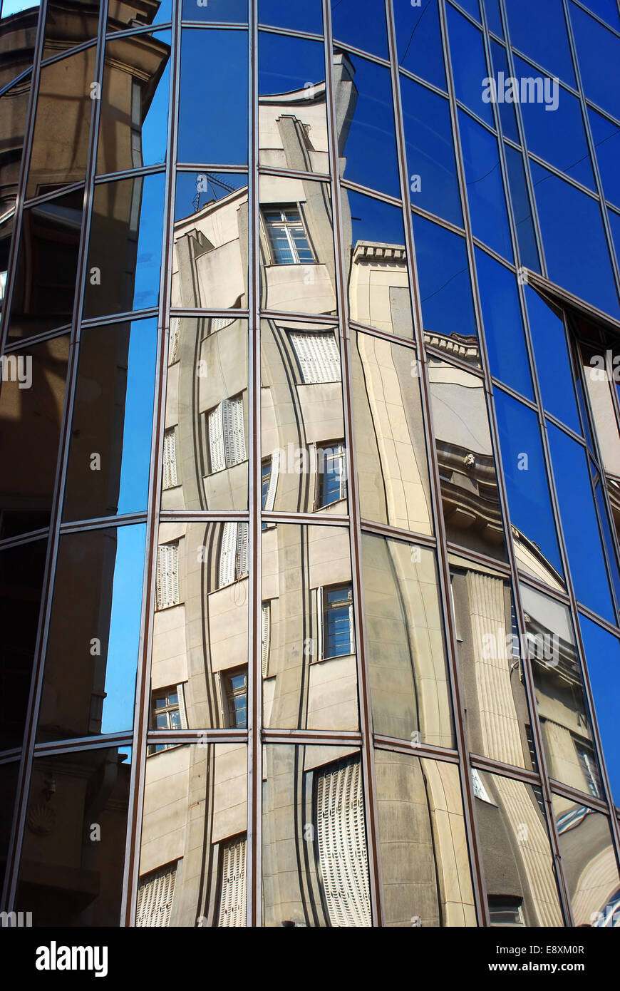 urban building reflection Stock Photo - Alamy