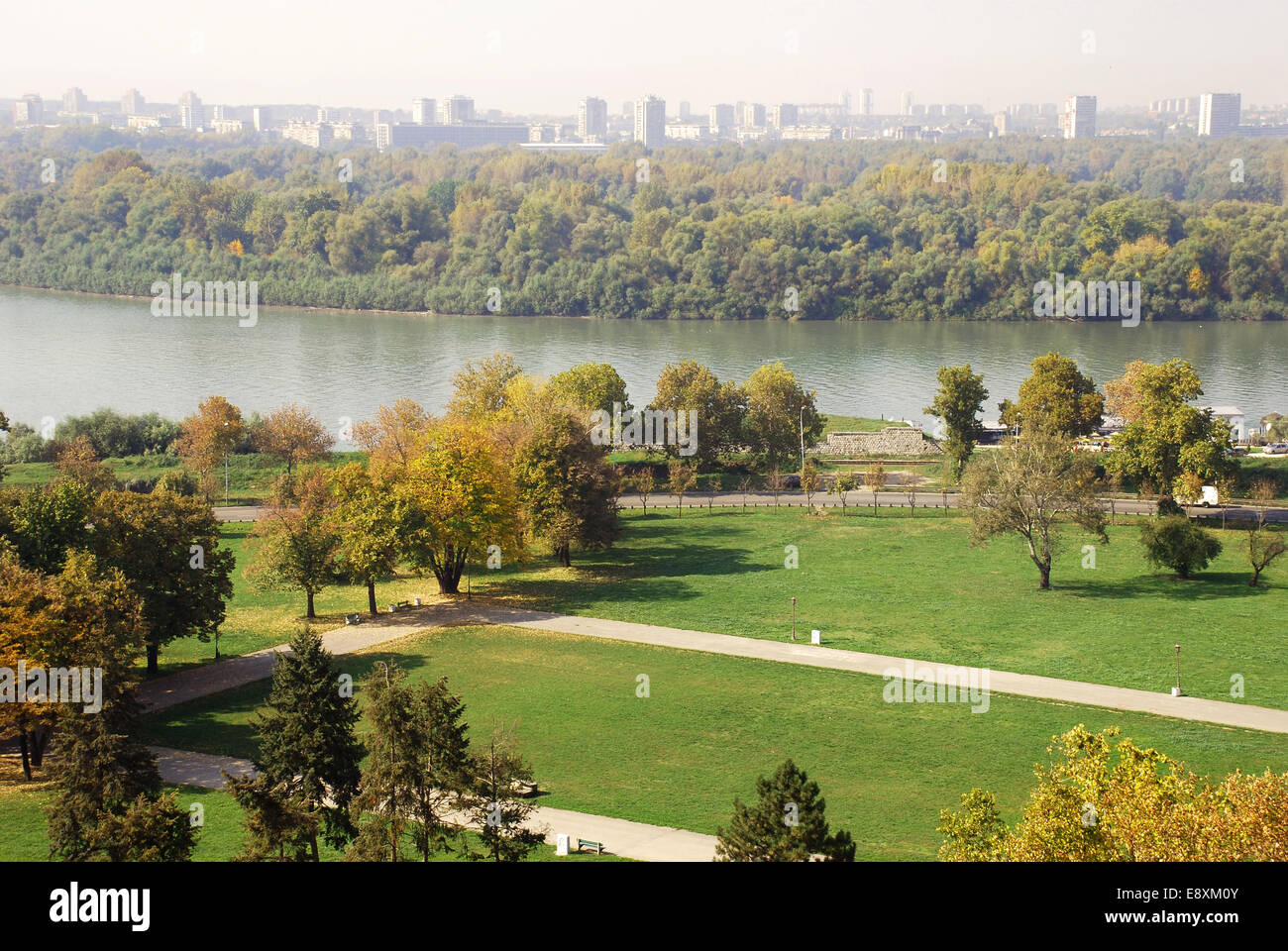 River landscape Belgrade Stock Photo - Alamy