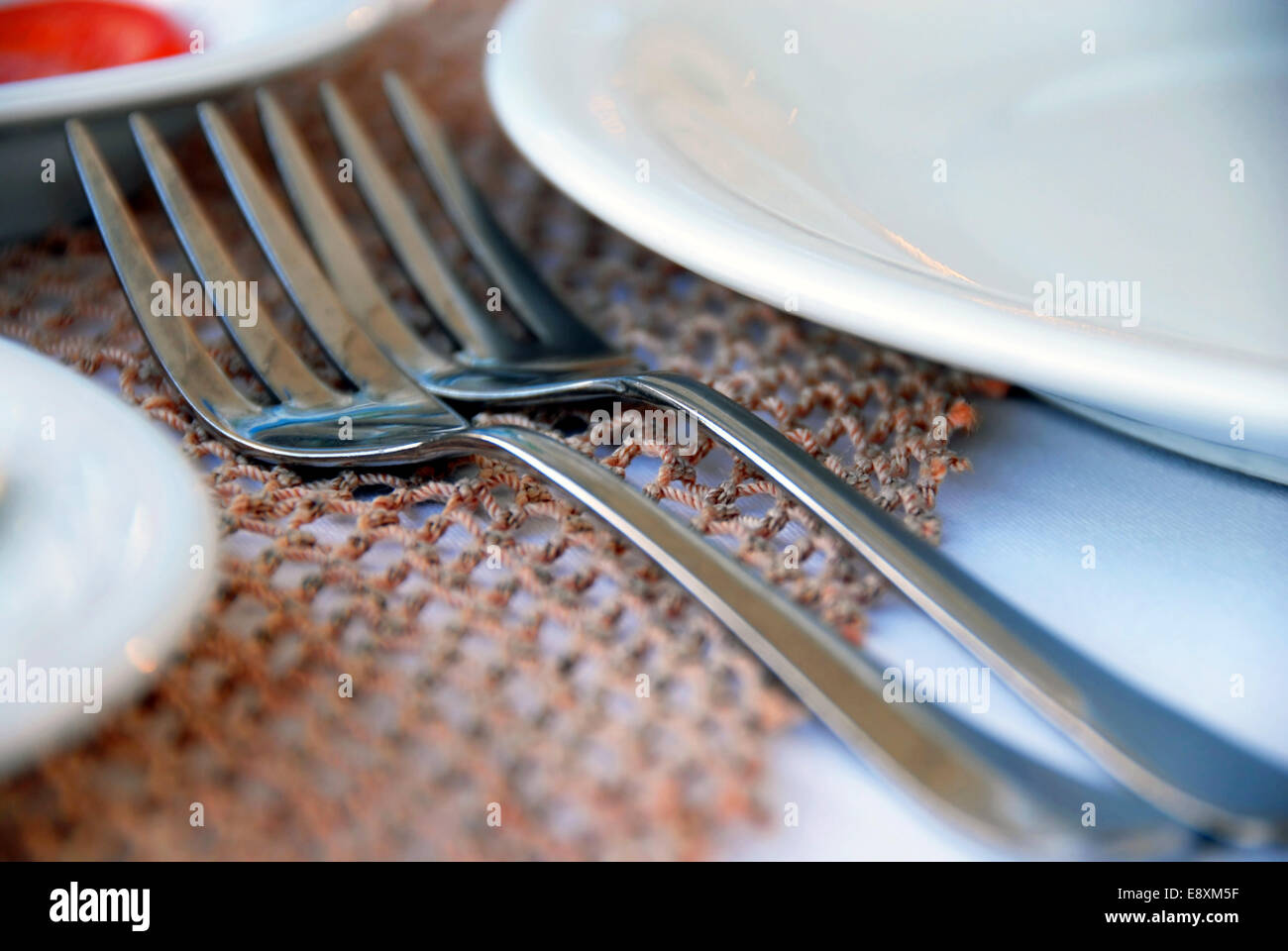 Between the two forks hi-res stock photography and images - Alamy