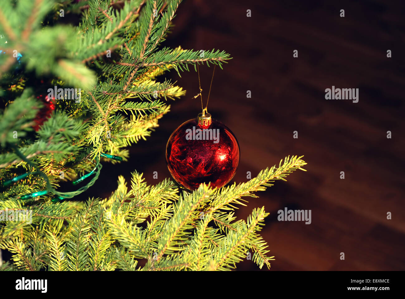 New-Year tree decorations Stock Photo - Alamy