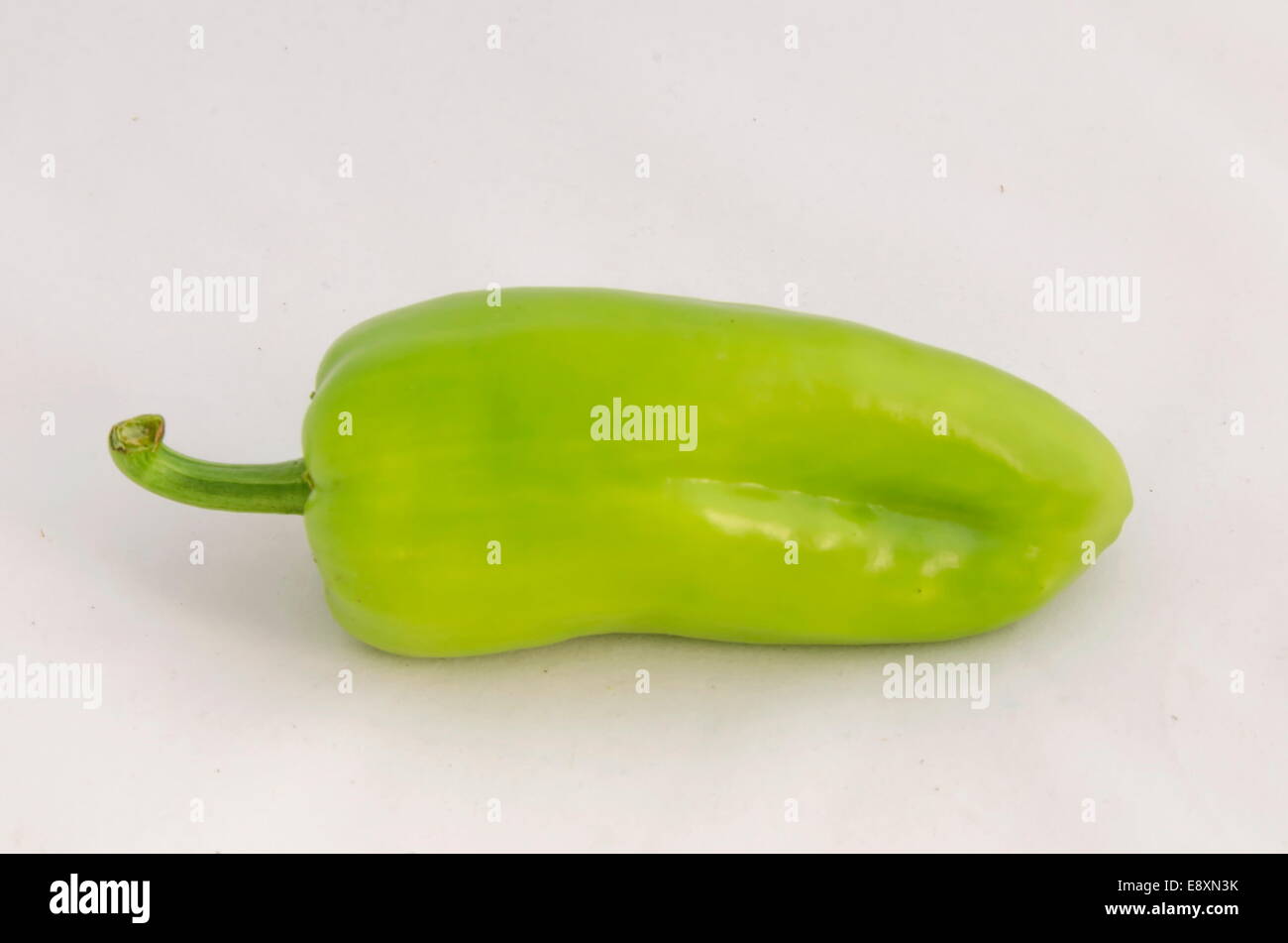One green pepper Stock Photo - Alamy