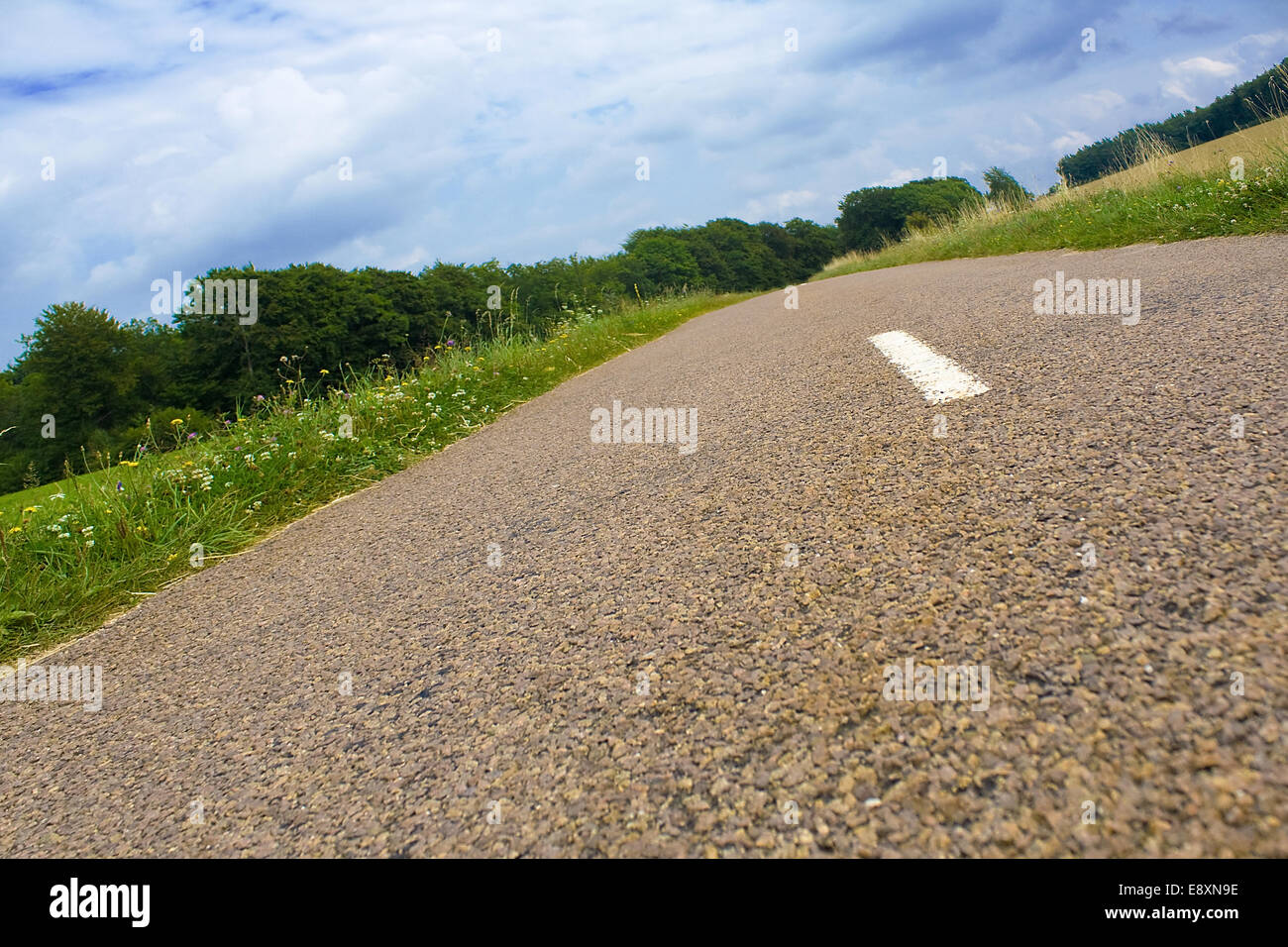 Carriageways in landscape Stock Photo - Alamy
