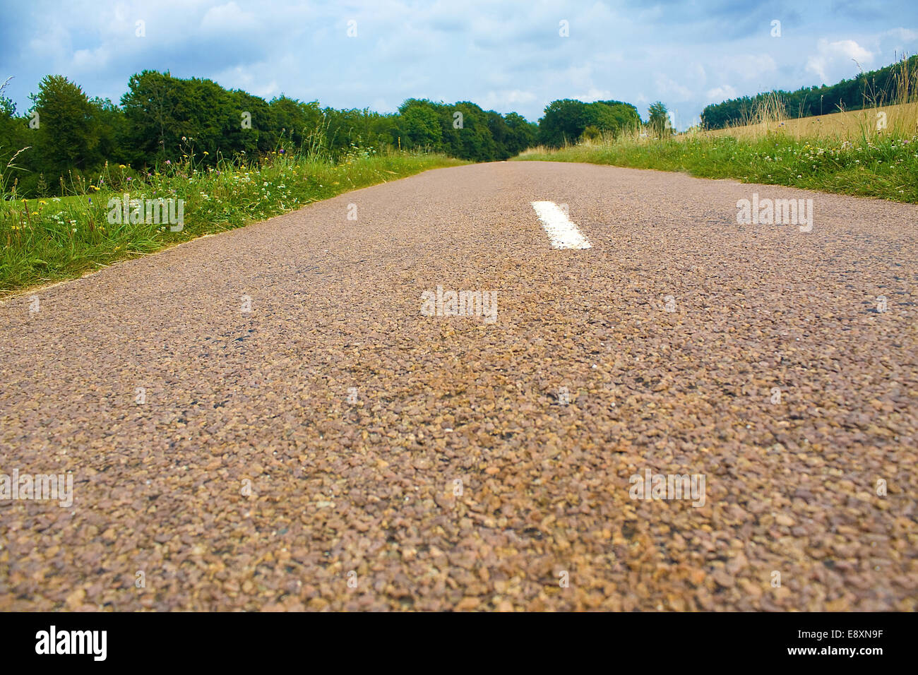 Carriageways in landscape Stock Photo - Alamy