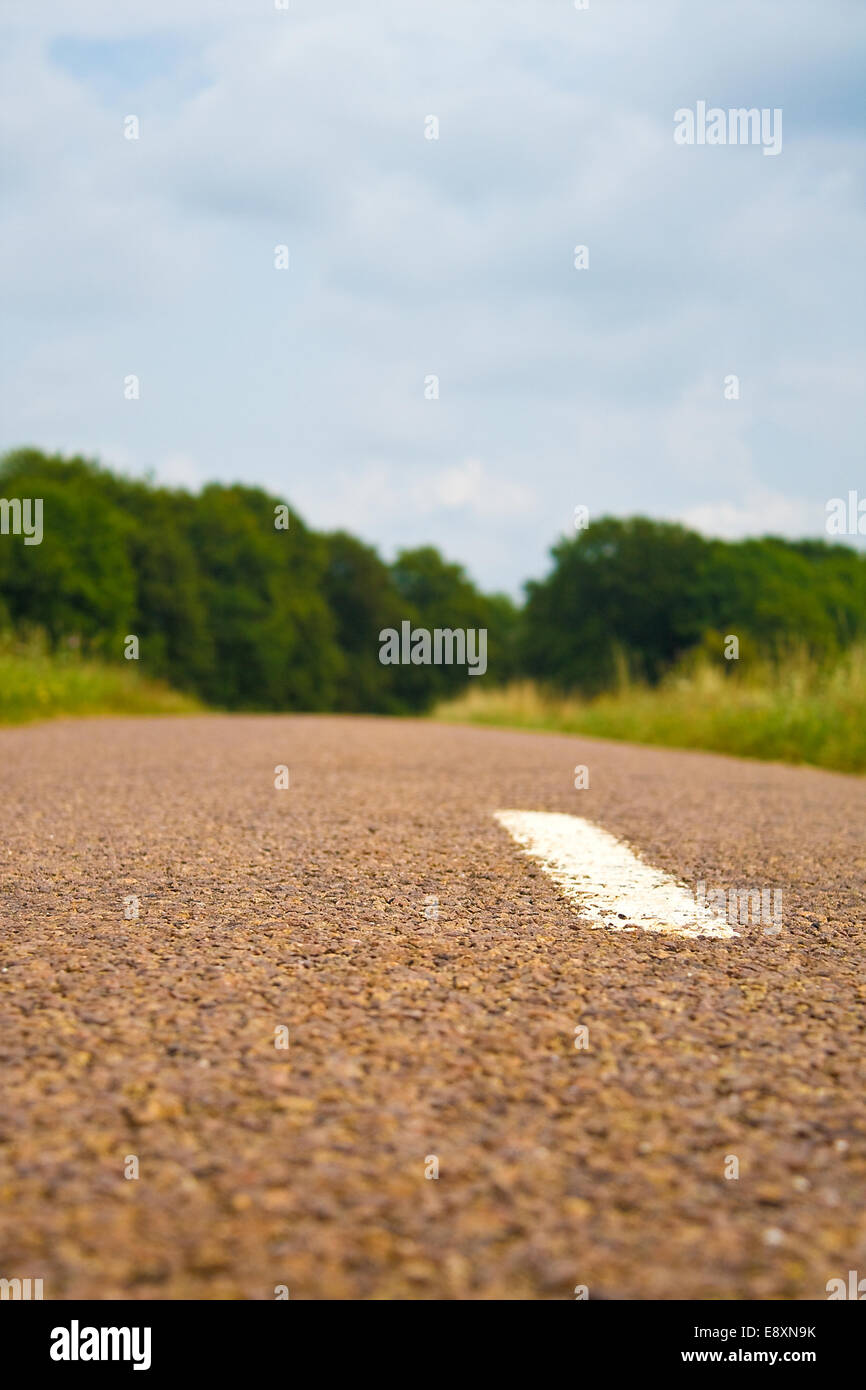 Carriageways in landscape Stock Photo - Alamy