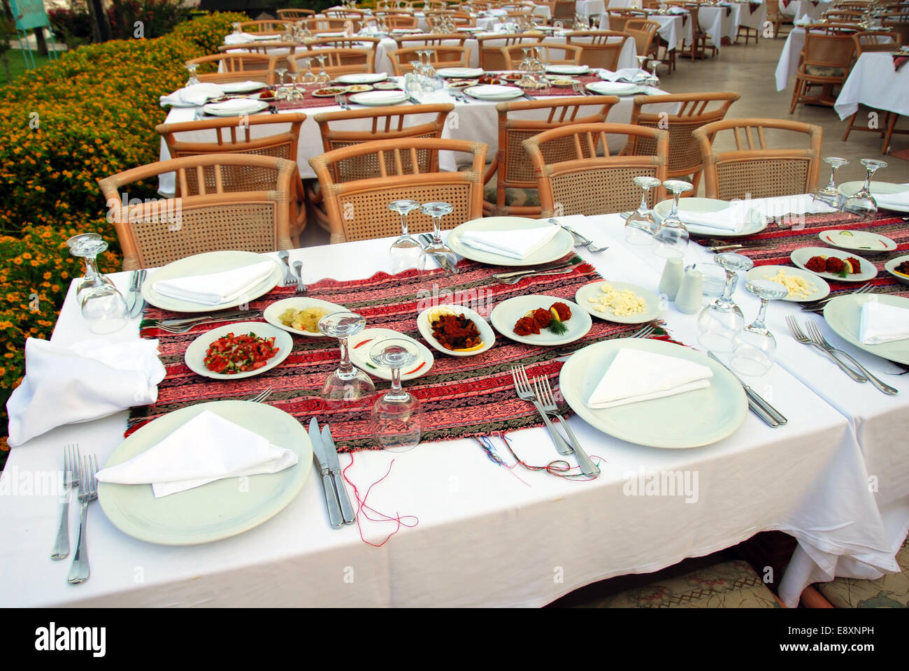 Table for dinner Stock Photo - Alamy