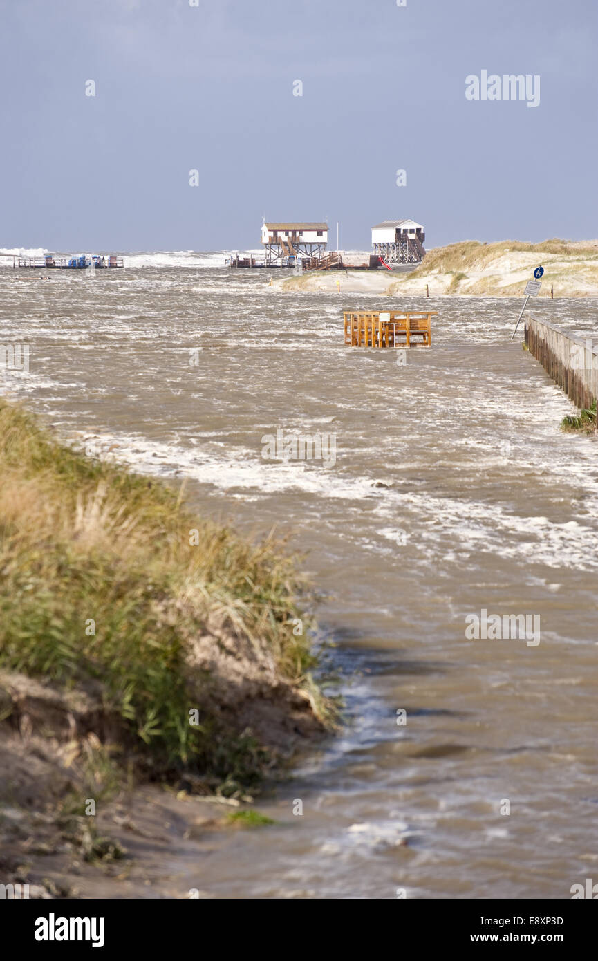 Storm surge north sea germany hi-res stock photography and images - Alamy