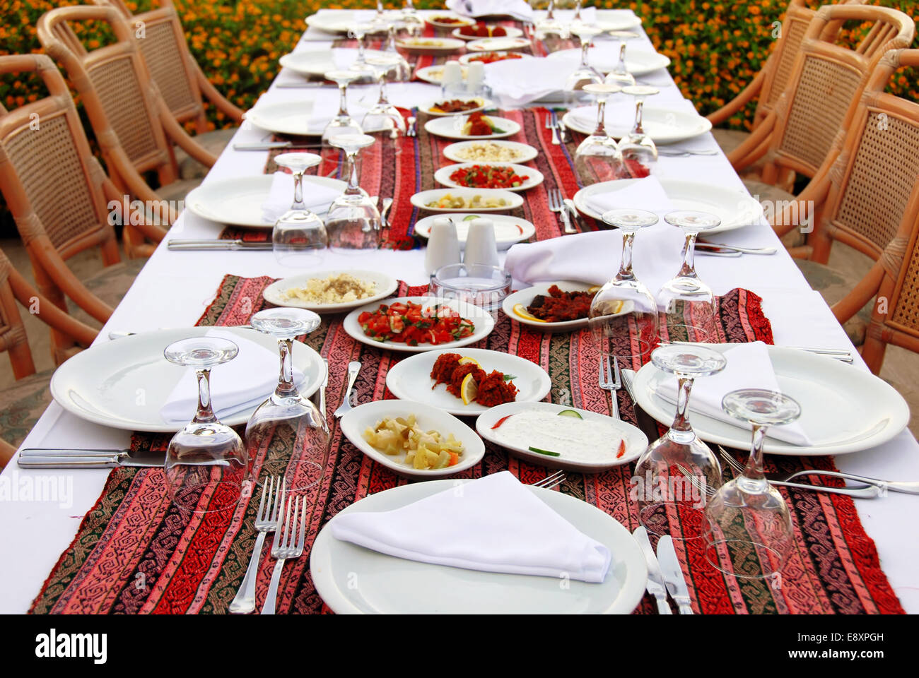 Table for dinner Stock Photo - Alamy