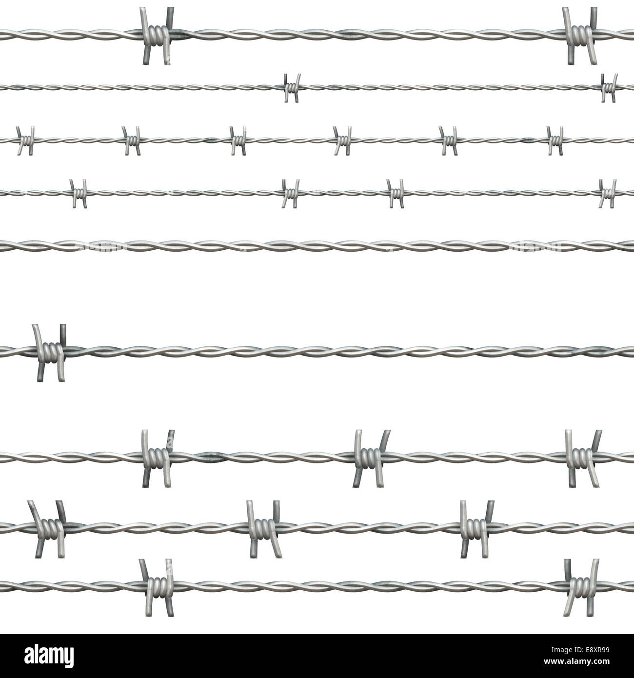 Prison gate with barbed wire hi-res stock photography and images - Alamy