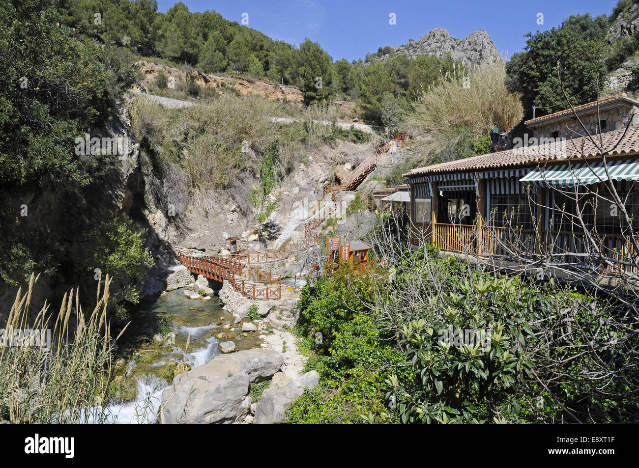 Fonts de l`Algar Stock Photo - Alamy