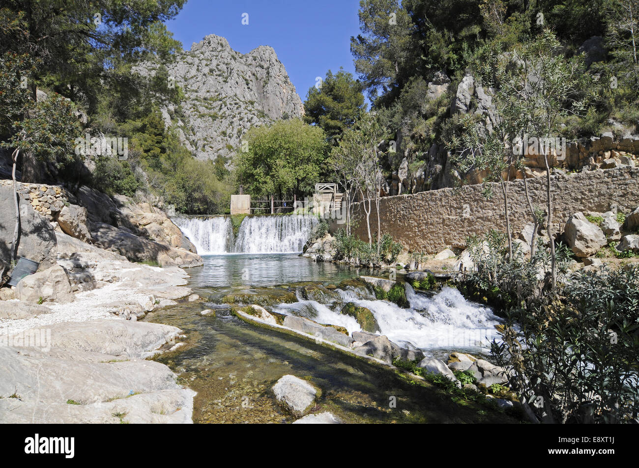 Fonts de l`Algar Stock Photo - Alamy