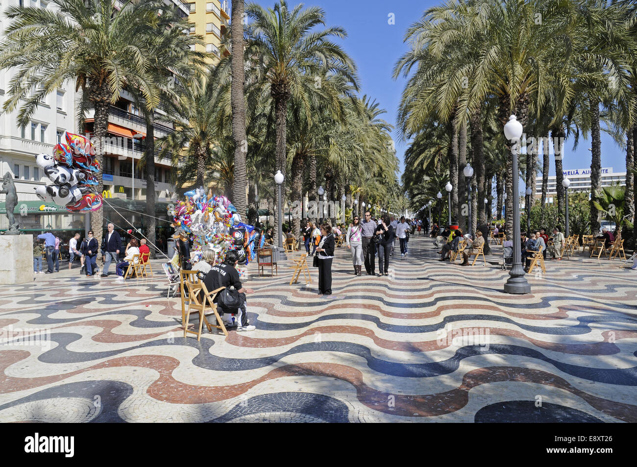 Explanada de Espana Stock Photo - Alamy