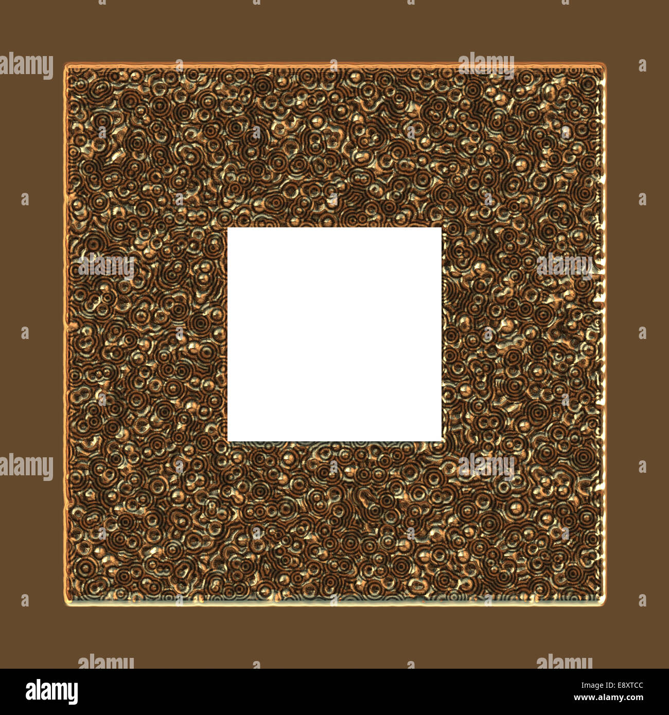 An illustration of a nice metal frame Stock Photo - Alamy