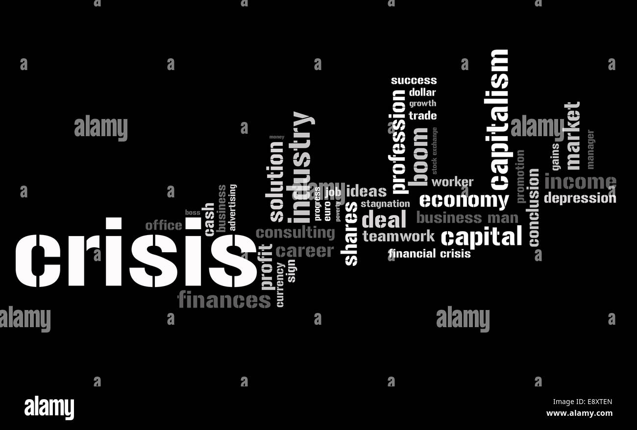 Capitalism in Crisis Stock Photo - Alamy