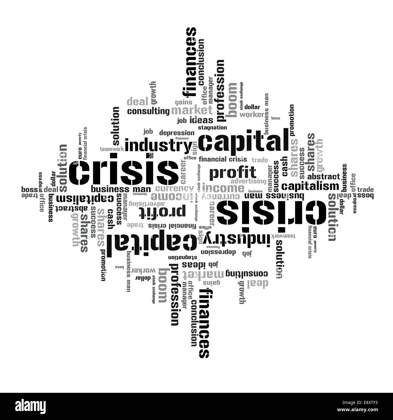 Capitalism in Crisis Stock Photo - Alamy