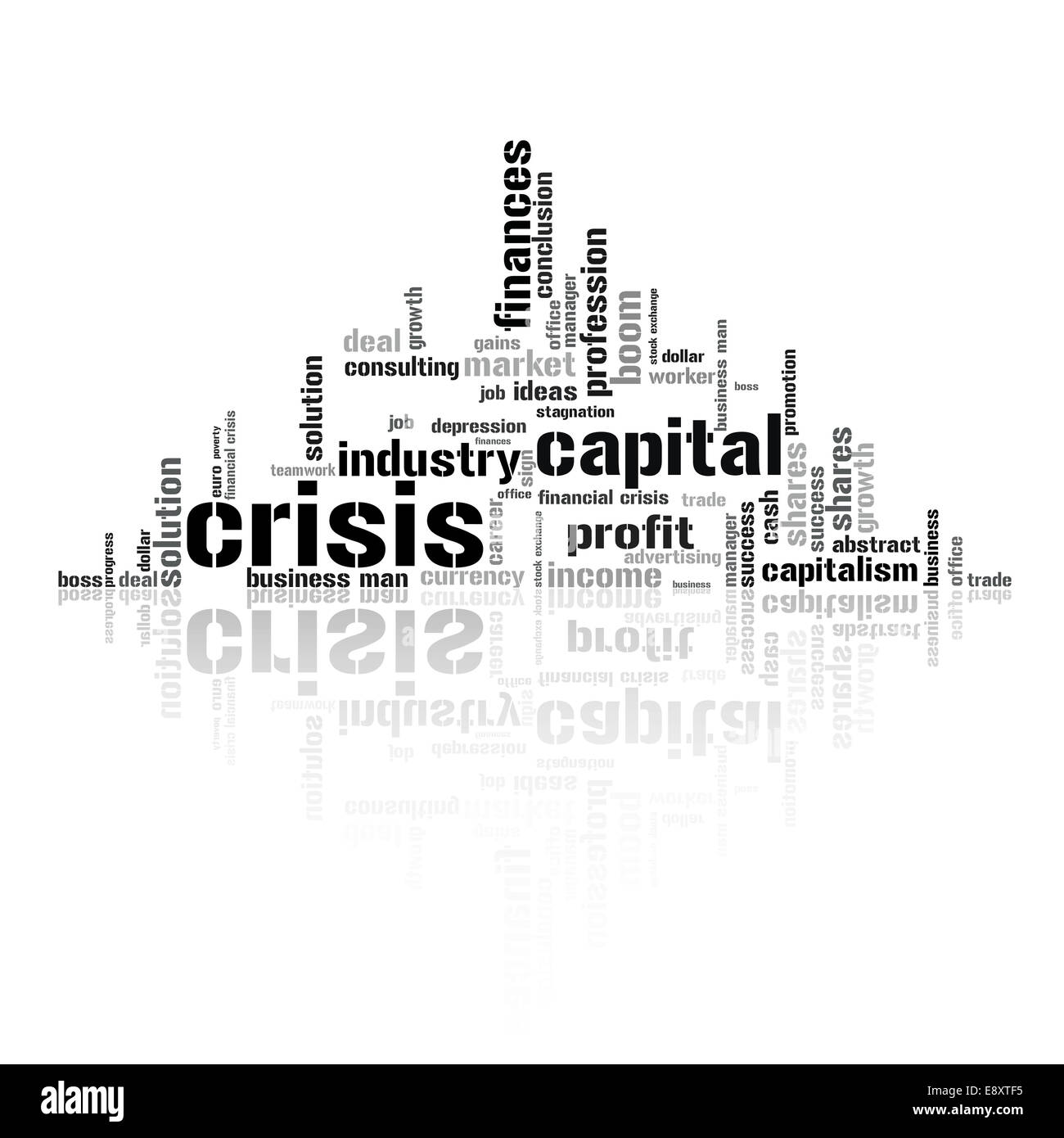 Capitalism in Crisis Stock Photo - Alamy