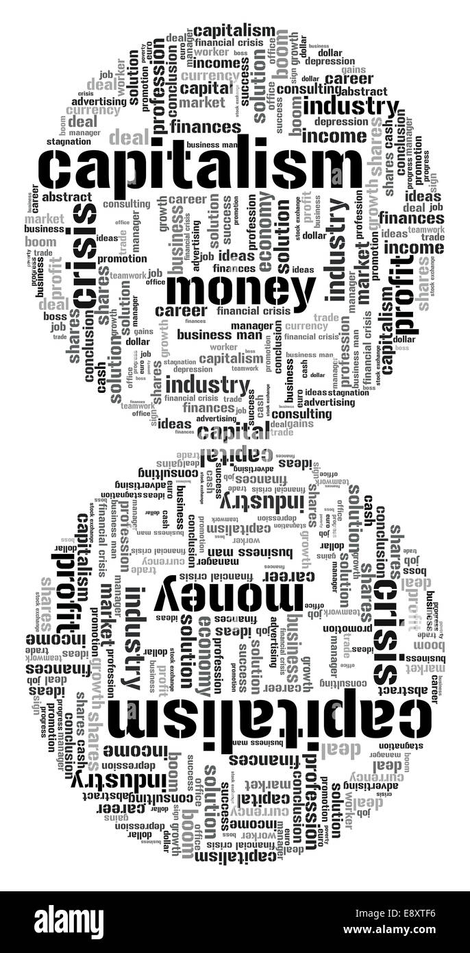 Capitalism in Crisis Stock Photo - Alamy