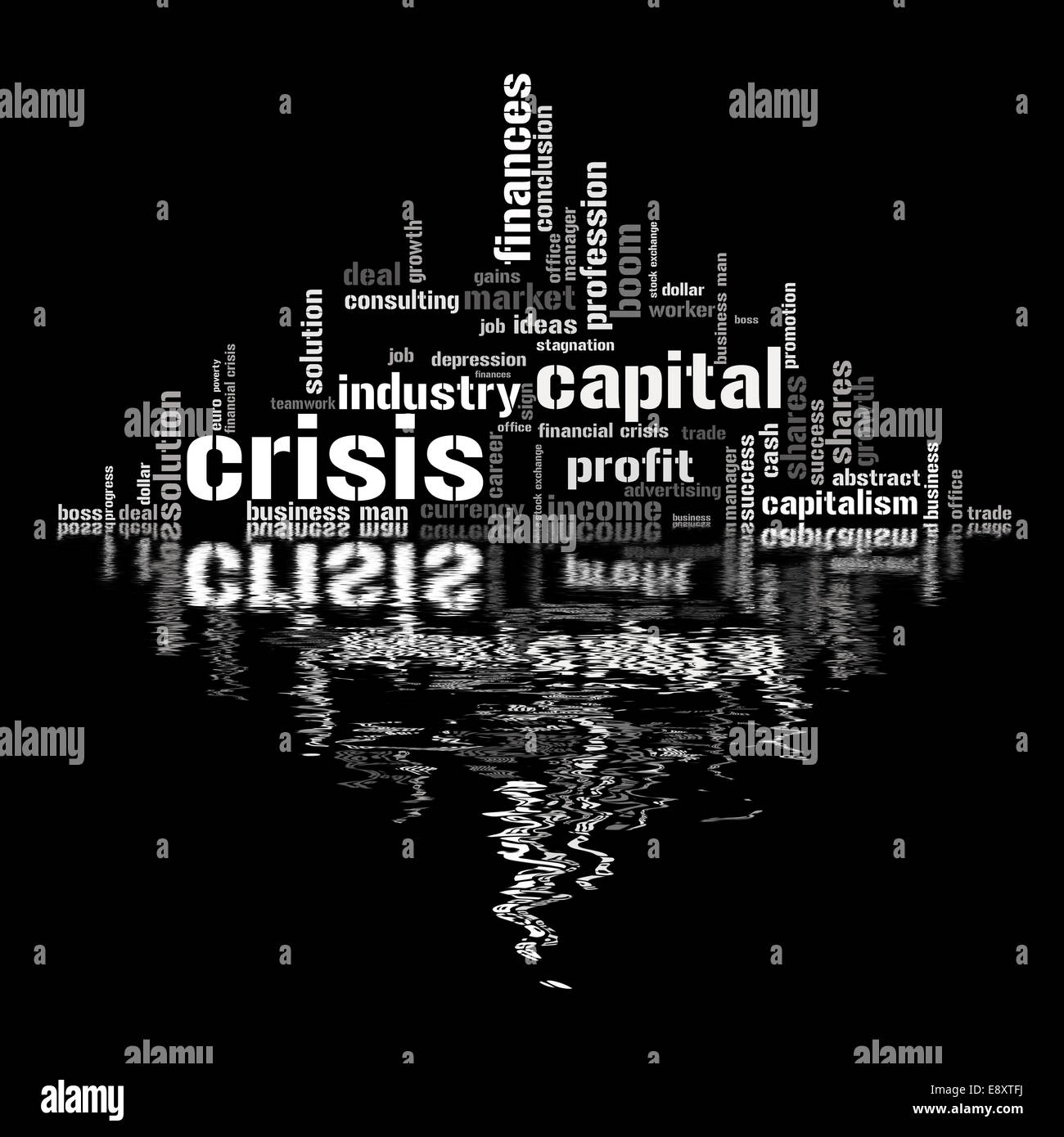 Capitalism in Crisis Stock Photo - Alamy