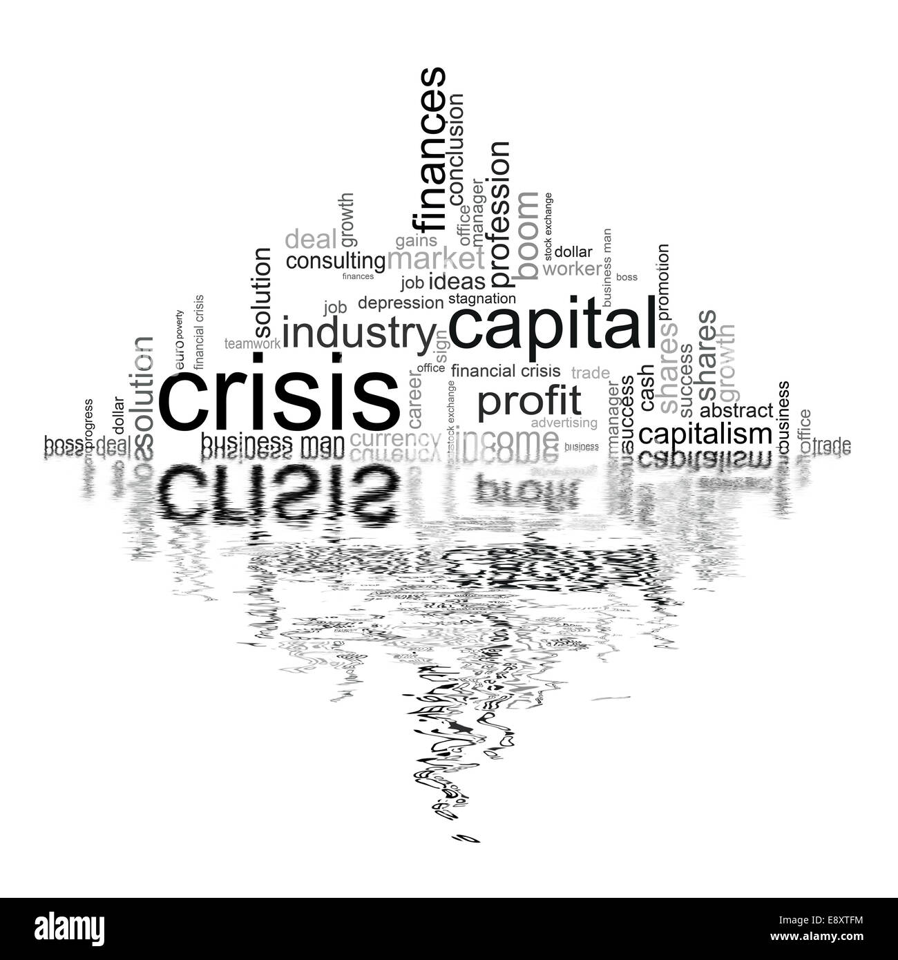 Capitalism in Crisis Stock Photo - Alamy