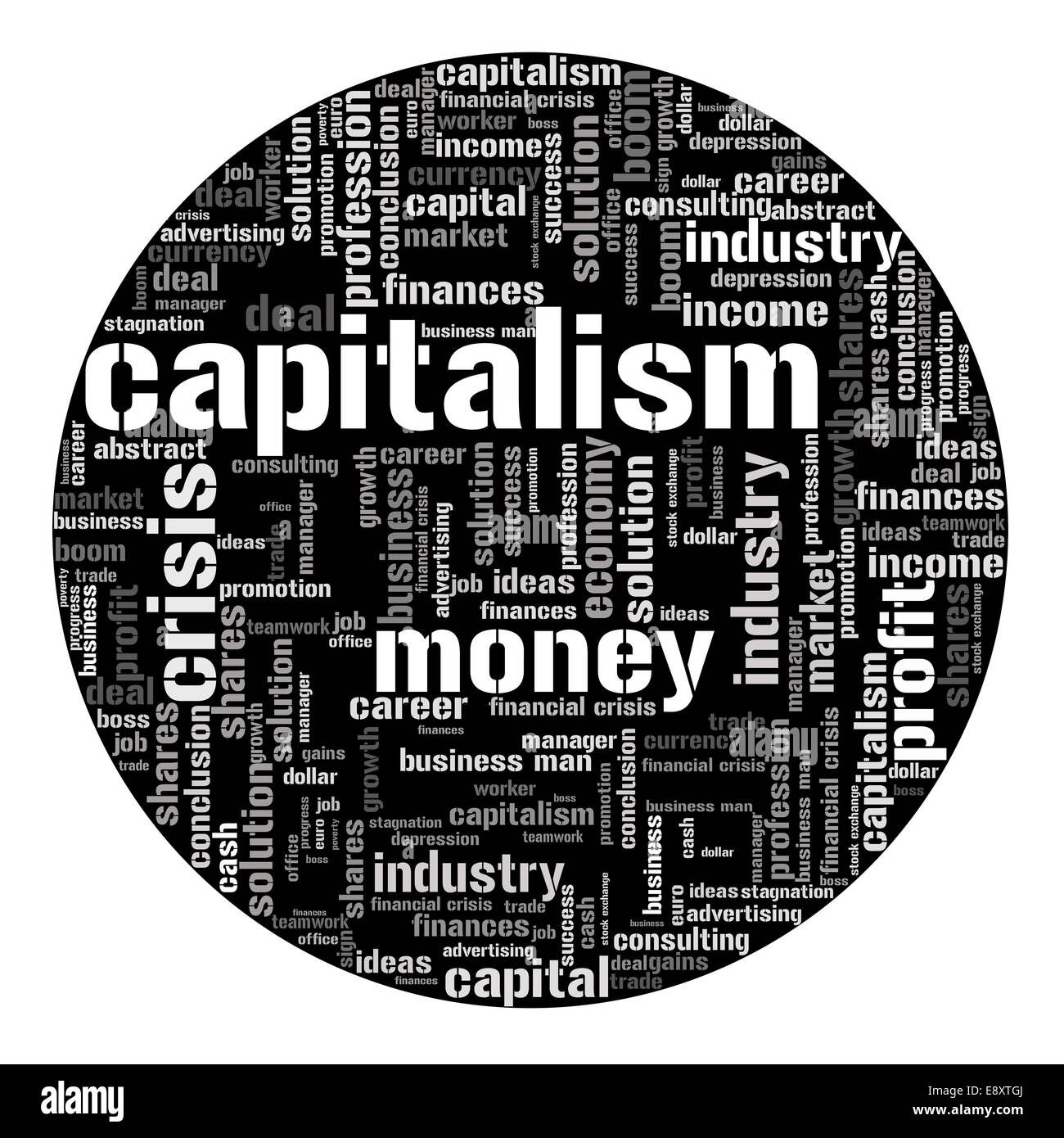 Capitalism in Crisis Stock Photo - Alamy