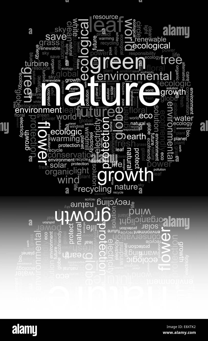 Illustration of concepts of nature Stock Photo - Alamy