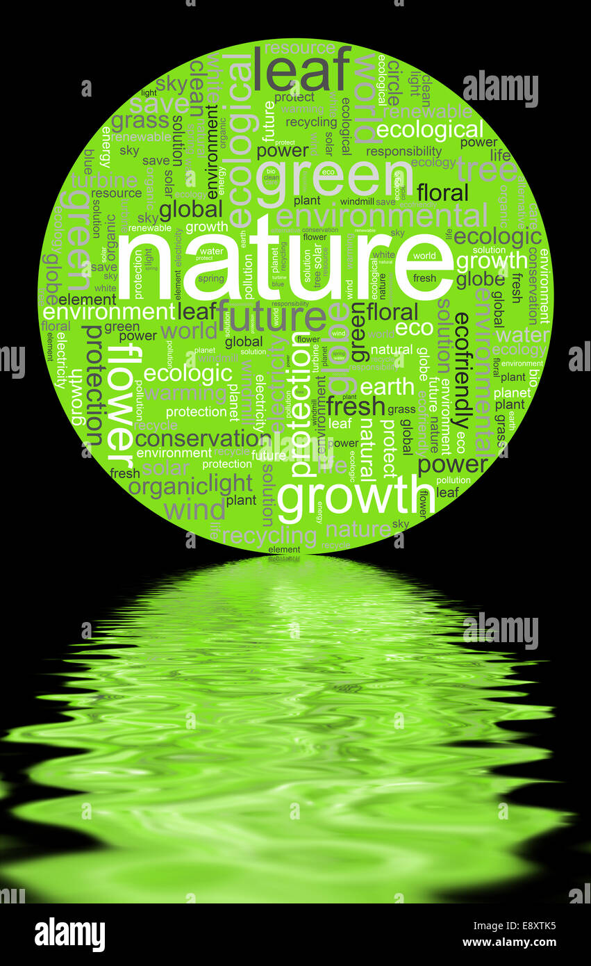 Illustration of concepts of nature Stock Photo - Alamy