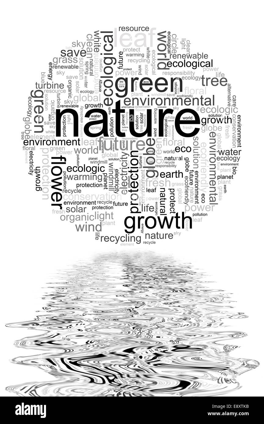 Illustration of concepts of nature Stock Photo - Alamy