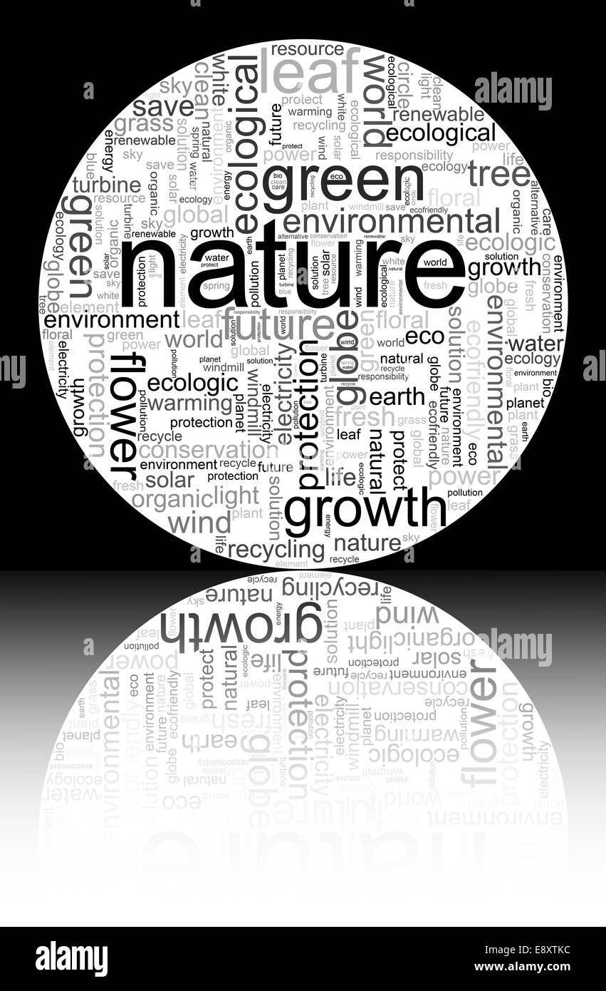 Illustration of concepts of nature Stock Photo - Alamy