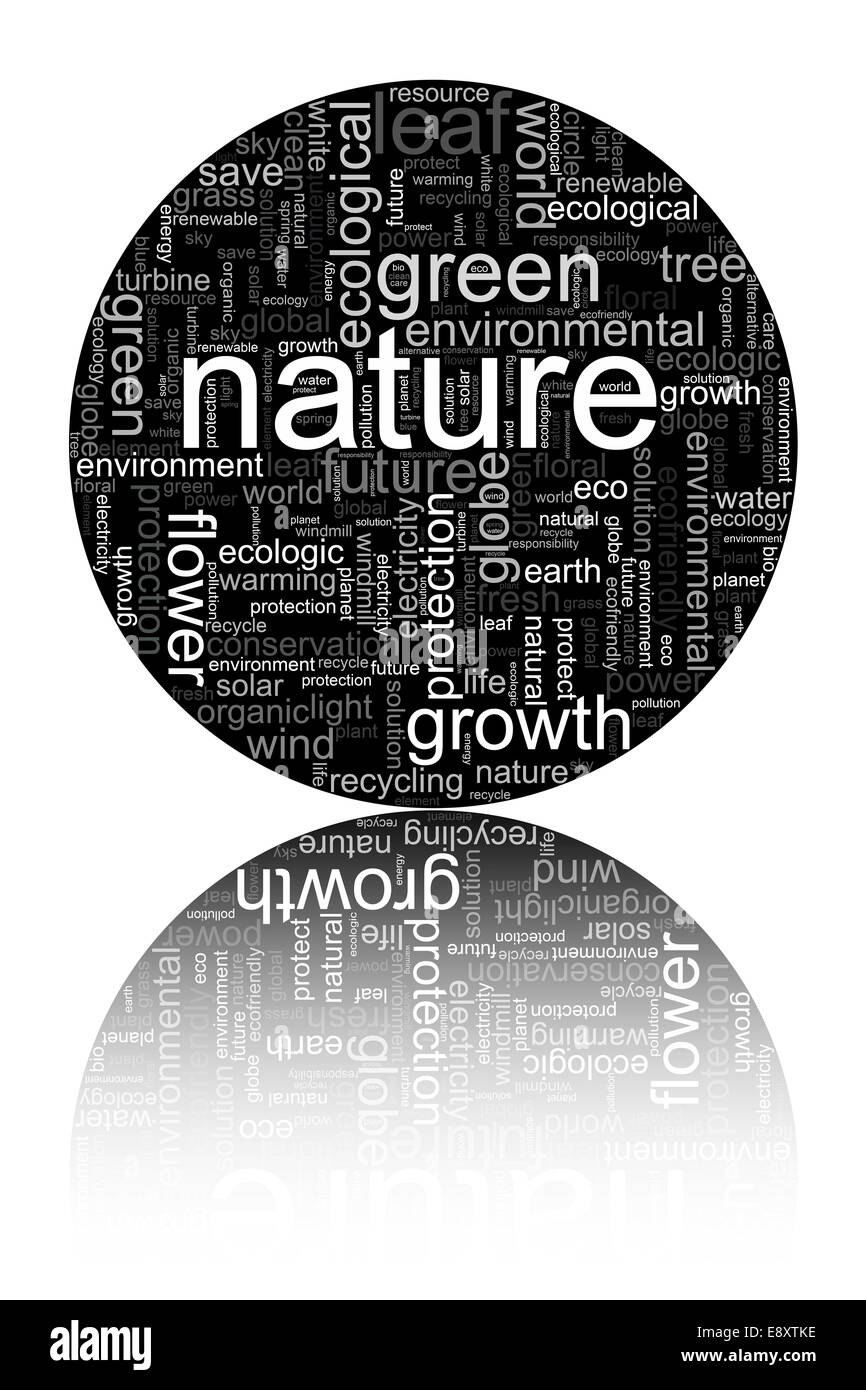 Illustration of concepts of nature Stock Photo - Alamy