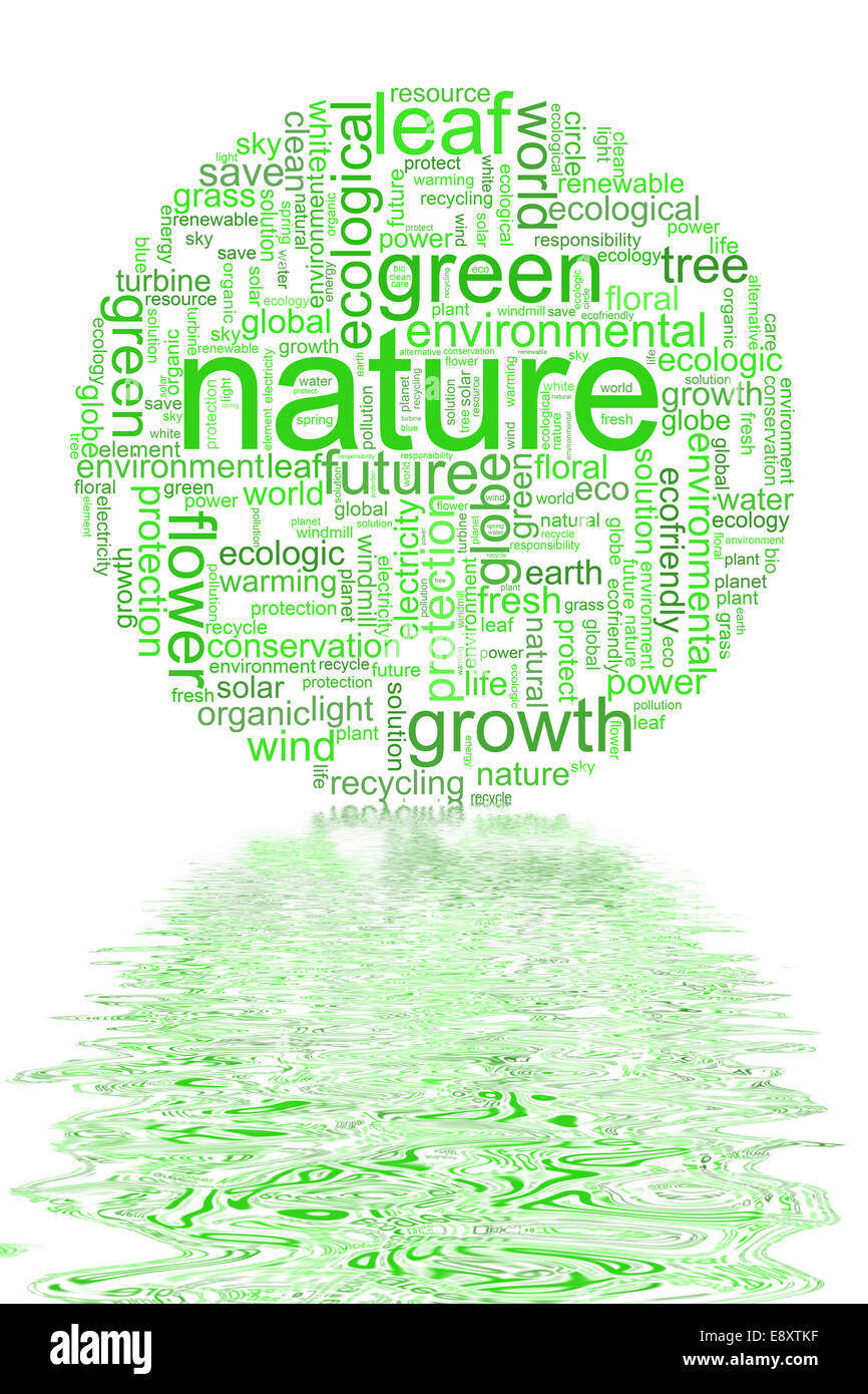 Illustration of concepts of nature Stock Photo - Alamy