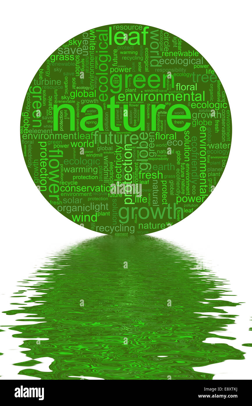 Illustration of concepts of nature Stock Photo - Alamy