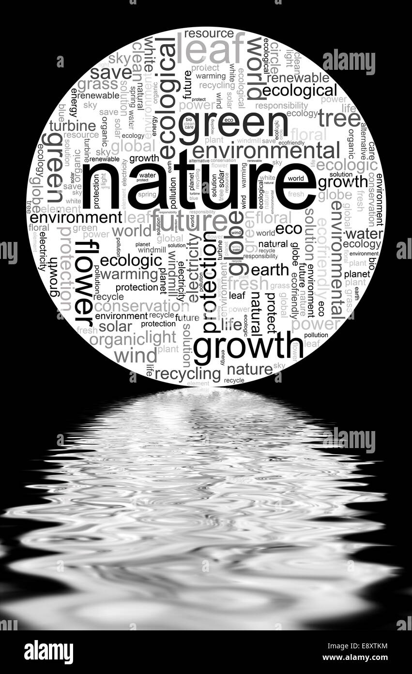 Illustration of concepts of nature Stock Photo - Alamy