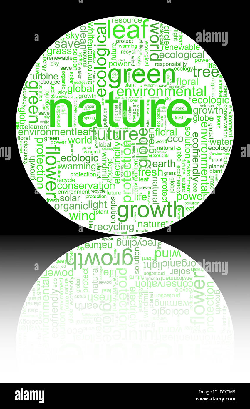 Illustration of concepts of nature Stock Photo - Alamy