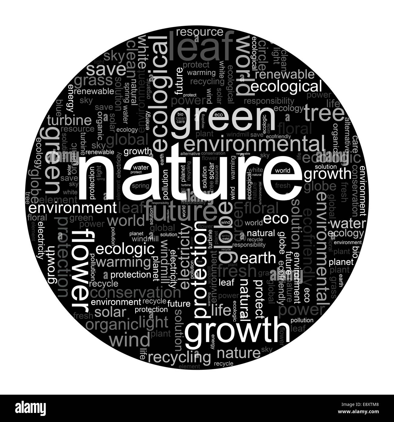 Illustration of concepts of nature Stock Photo - Alamy