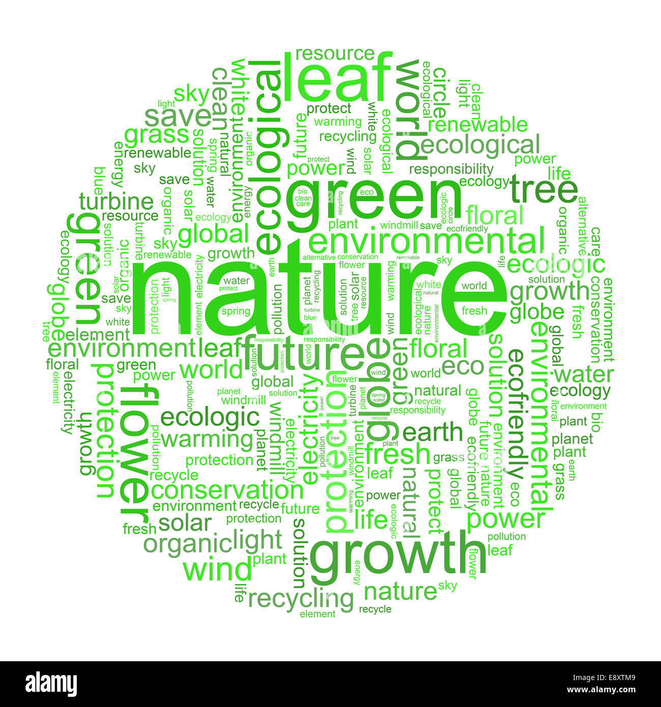 Illustration of concepts of nature Stock Photo - Alamy