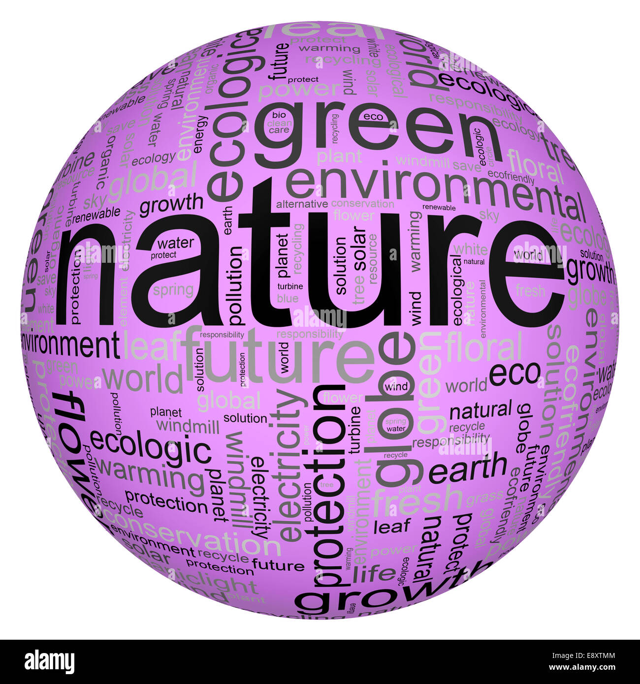 Illustration of concepts of nature Stock Photo - Alamy