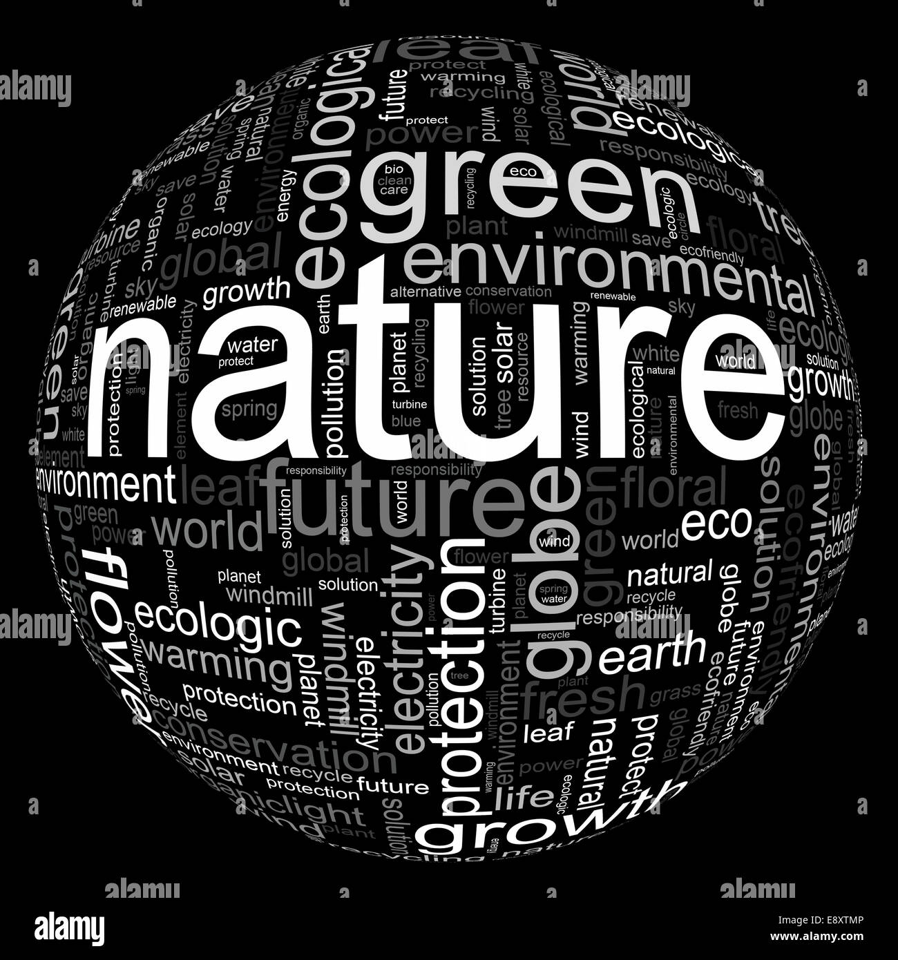 Illustration of concepts of nature Stock Photo - Alamy
