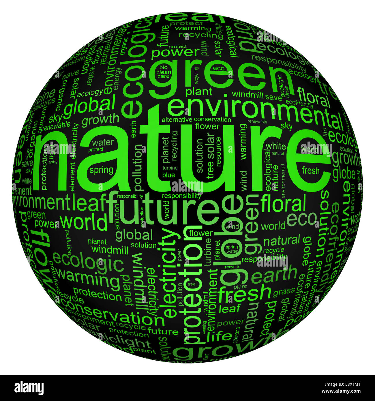Illustration of concepts of nature Stock Photo - Alamy