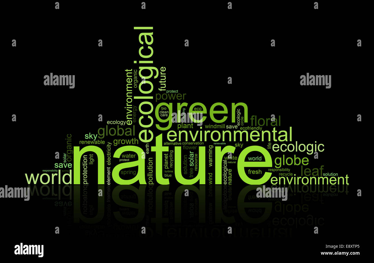 Illustration of concepts of nature Stock Photo - Alamy